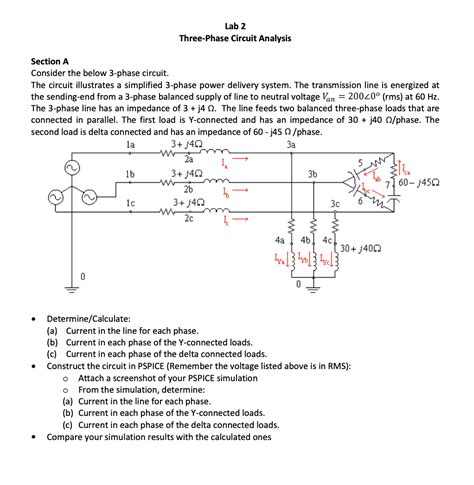 Solved Lab 2 Three Phase Circuit Analysis Section A Consider