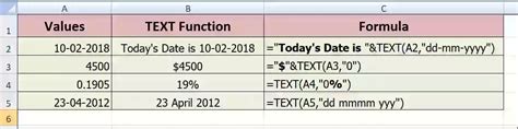 Text Function In Excel In Hindi Formula Examples Newexcelworld