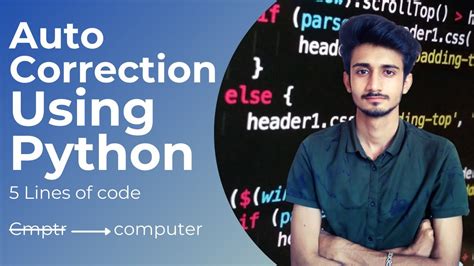 Autocorrect Using Python Pulkitpy Youtube