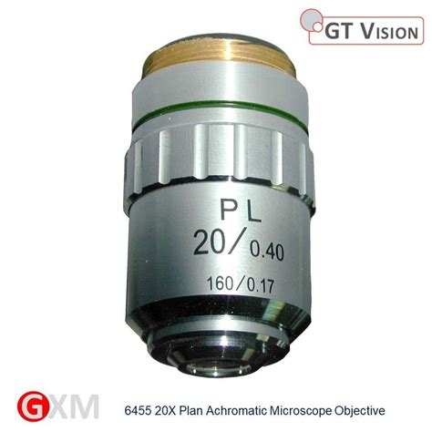 20x Biological Plan Achromatic Microscope Objective 6455 Gxm Gt Vision