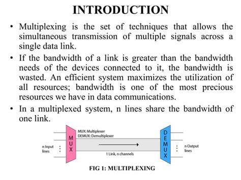Frequency Division Multiplexing Fdmpptx Computer Networking Computing