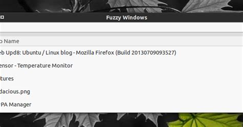 fuzzy window switcher for ubuntu ~ web upd8 ubuntu linux blog