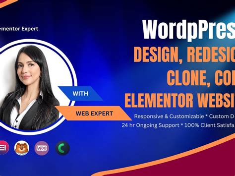 design redesign clone elementor wordpress website upwork