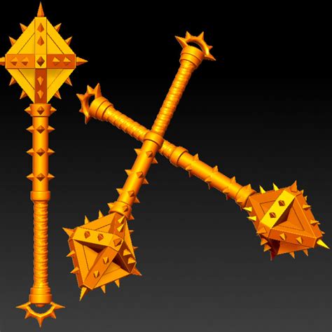 3d Printable Mace By Action Figure Fusion