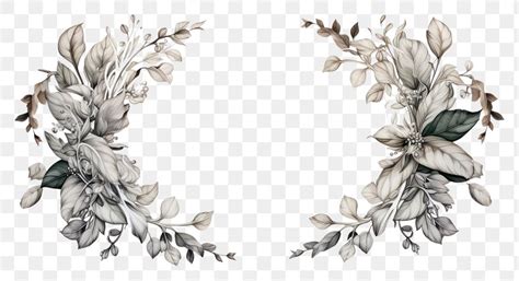 Png Leavf Frame Pattern Drawing Free Png Rawpixel