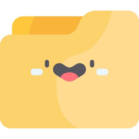 Folder Kawaii Flat Icon