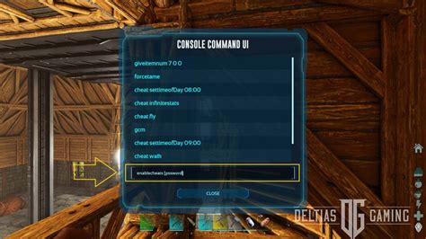 How To Enable Admin And Cheats In Ark Survival Ascended Deltias Gaming