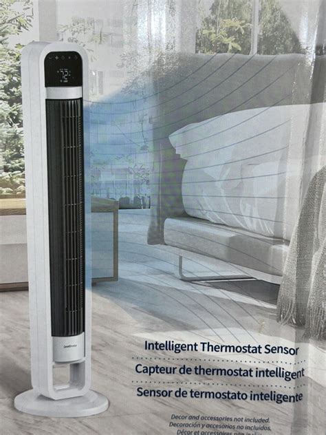 Omnibreeze Tower Fan With Internal Oscillation And Wi Fi Same Day
