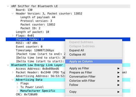 NRF Sniffer Usage NRF52840 MDK USB Dongle
