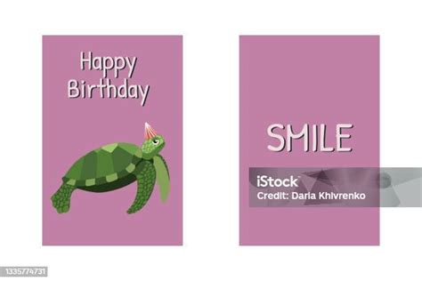 거북이 생일 인사말 카드 생일 축하 기호와 재미있는 따옴표 미소 개체 그룹에 대한 스톡 벡터 아트 및 기타 이미지 개체 그룹 거북이 공휴일 Istock