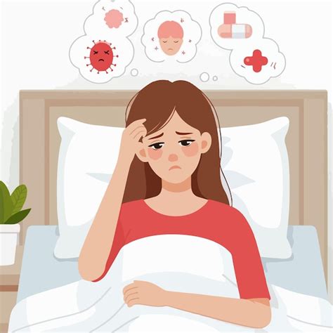 Vector Of People Experiencing Symptoms Of Insomnia Premium Ai