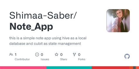 Github Shimaa Sabernoteapp This Is A Simple Note App Using Hive As
