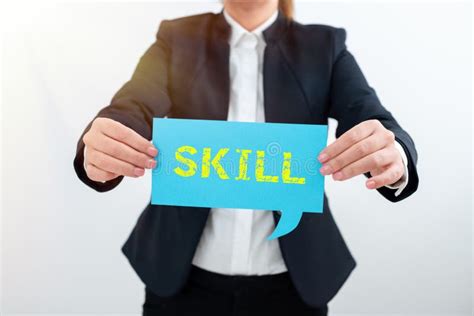 Conceptual Caption Skill Word For Ability To Carry Out Task With