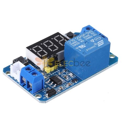 5v Trigger Time Delay Relay Module With Led Digital Display 0 999s 0