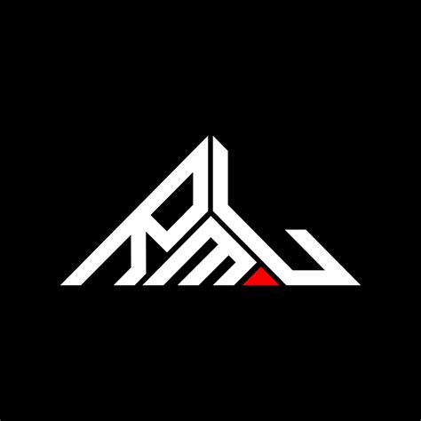 Rml Letter Logo Creative Design With Vector Graphic Rml Simple And Modern Logo In Triangle