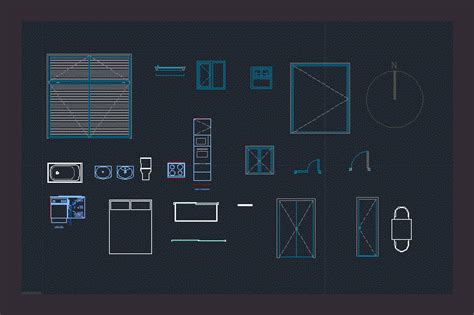 Dynamic Blocks Dwg Plan For Autocad • Designs Cad