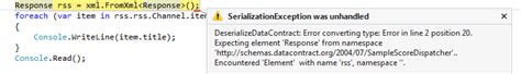 C Xml Deserialization With Servicestacktext Stack Overflow