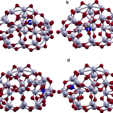 Dft Optimized Structure Of Different Nanocluster Ti9o18 And Ti28o56 By