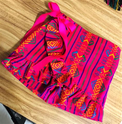Falda Personalizada Para Niña En Tela “cambaya” Ropa Mexicana