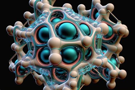 Premium Ai Image Threedimensional Image Of Large Molecule With Helices At Nanotechnologies