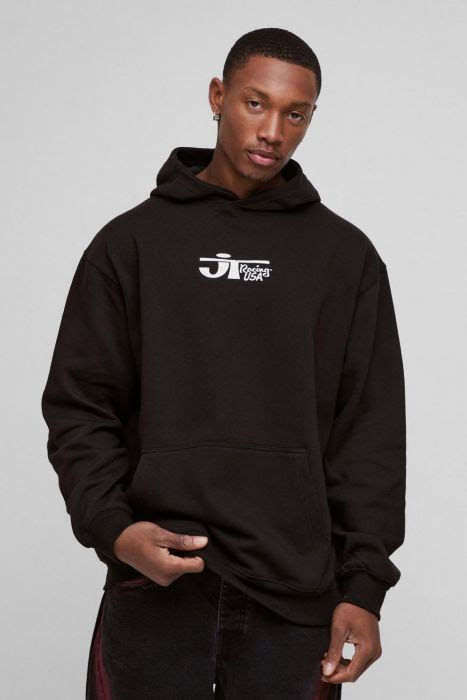 Jt Racing Oversize Vintage Hoodie Jtr D90834 Shiekh