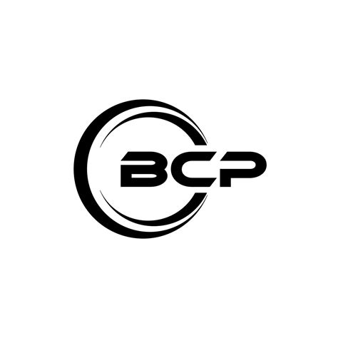 Bcp Letter Logo Design In Illustration Vector Logo Calligraphy