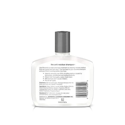 Neutrogena Anti Residue Clarifying Shampoo Gentle Hair Build Up Remover 12 Fl Oz Buy Now