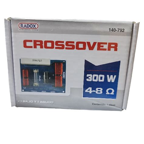 Crosover Jzg 2 Vias Conectores Y Placa Metalica Electro Music