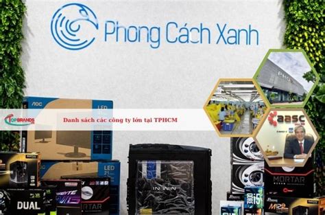 Danh sách các công ty lớn tại TPHCM TopBrands vn