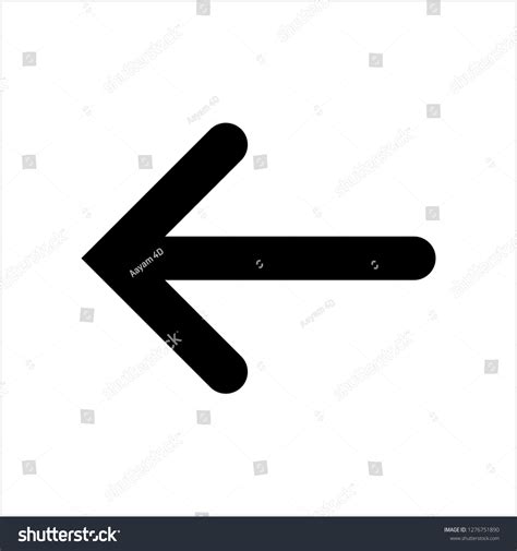 Arrow Icon Direction Arrow Icon Vector Stock Vector Royalty Free 1276751890 Shutterstock
