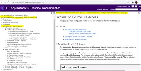 Ifs Business Report Stays Empty Ifs Community