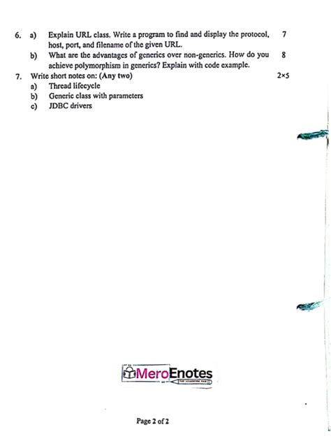 Pokhara University Pu Bca Java Programming Question Paper 3rd Semester