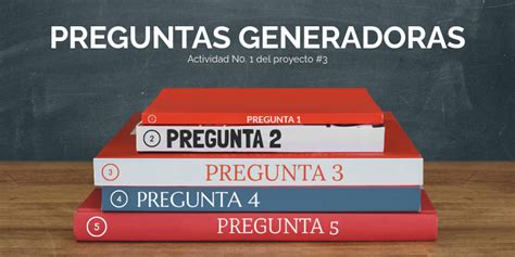 PREGUNTAS GENERADORAS PROYECTO 3