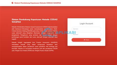 Source Code Aplikasi Sistem Pendukung Keputusan Spk Perbandingan