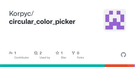 GitHub Korpyc Circular Color Picker