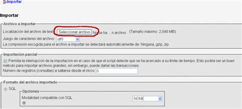 Cómo importar una base de datos usando phpMyAdmin desde Plesk Blog Unelink