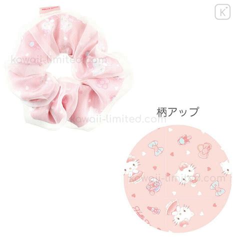 Japan Sanrio Scrunchie Hello Kitty See Through Kawaii Limited