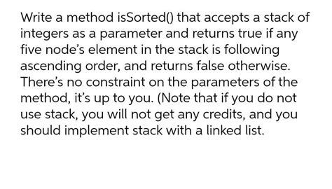 Answered Write A Method Issorted That Accepts Bartleby