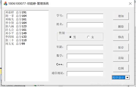 【mfc】学生数据管理 广州大学程序设计课程设计报告 pgetmfo csdn博客