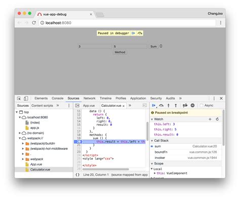 크롬 브라우저에서 Vue 앱 디버깅하기 Vuejs 한국 사용자 모임 크롬 브라우저에서 Vue 앱 디버깅하기 Vuejs 한국 사용자 모임