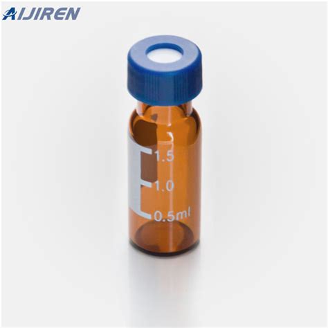 Wide Opening Amber ML Screw Top Vials With Patch For Sale Aijiren HPLC Vials