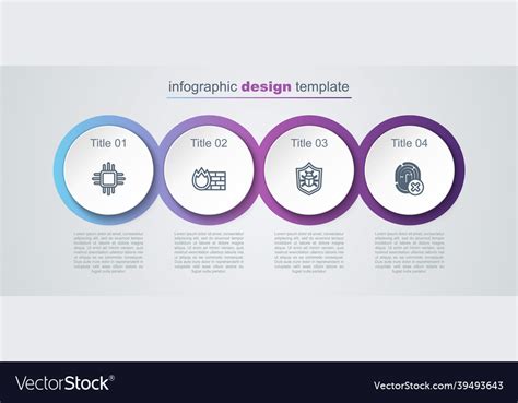 Set Line Processor With Microcircuits Cpu Vector Image