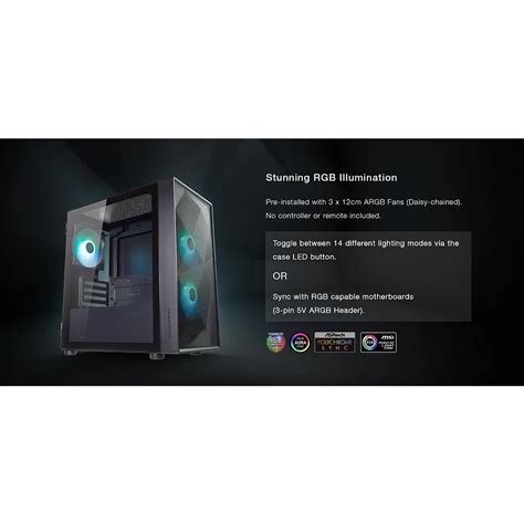 TECWARE FORGE M2 TG ARGB MATX GAMING CASE Shopee Malaysia