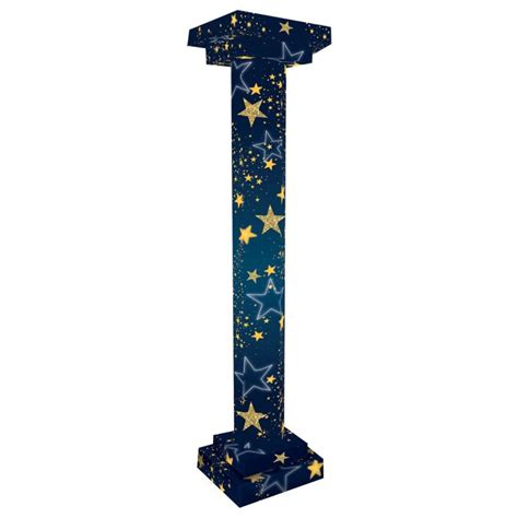 Starry Night 3 D Tall Column Props