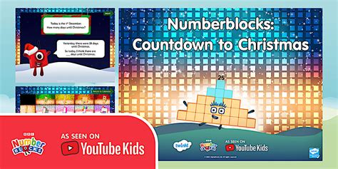 Numberblocks Countdown To Christmas PowerPoint Twinkl