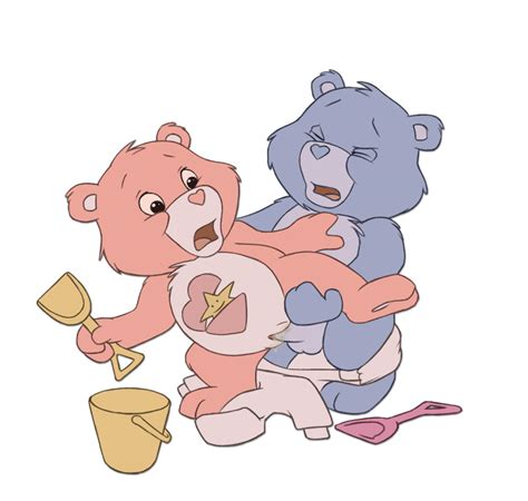 Rule 34 Anthro Bear Blue Fur Brother And Sister Care Bears Cub Diaper Female Furry Hugs Incest