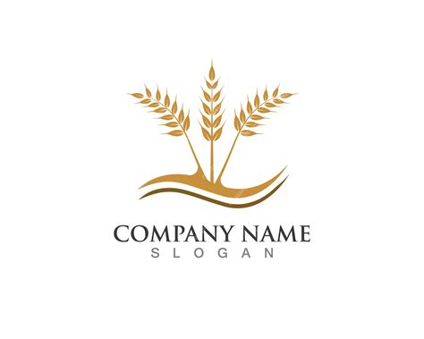 쌀 음식 식사 로고 및 기호 템플릿 아이콘 프리미엄 벡터