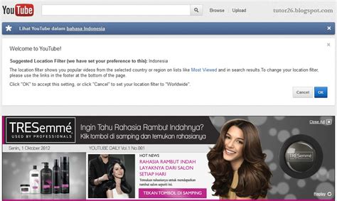 Cara Memasang Video Youtube Di Header Posting Sidebar Footer Blog Website Tutor26
