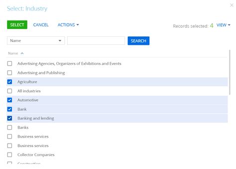 adding multiple values in specific filters community creatio