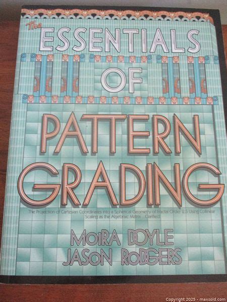 Essentials Of Pattern Grading Book Maxsold